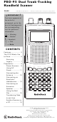 RADIO SHACK PRO-95 OWNER'S MANUAL Pdf Download | ManualsLib