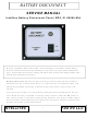 INTELLITEC BATTERY DISCONNECT BD0 RELAY INSTALLATION MANUAL | ManualsLib