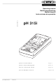 WTW COND 315I OPERATING MANUAL Pdf Download | ManualsLib