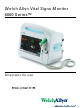 WELCH ALLYN CONNEX VSM 6000 SERIES DIRECTIONS FOR USE MANUAL Pdf ...