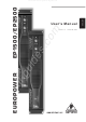 BEHRINGER EUROPOWER EP2500 AMPLIFIER USER MANUAL | ManualsLib