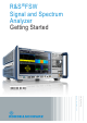 ROHDE & SCHWARZ FSW SERIES USER MANUAL Pdf Download | ManualsLib