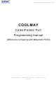 COOLMAY CX3G CONTROLLER PROGRAMMING MANUAL | ManualsLib