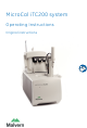MALVERN MICROCAL ITC200 USER MANUAL Pdf Download | ManualsLib