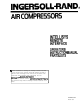 INGERSOLL-RAND INTELLISYS SYSTEM CONTROLLER OPERATORS / INSTRUCTION ...