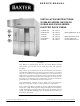 BAXTER OV500 SERIES OPERATOR'S MANUAL Pdf Download | ManualsLib