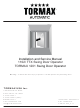 TORMAX 1102 INSTRUCTIONS FOR USE MANUAL Pdf Download | ManualsLib