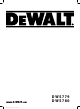 DEWALT DWS779 ORIGINAL INSTRUCTIONS MANUAL Pdf Download | ManualsLib