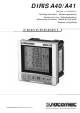 SOCOMEC DIRIS A40 OPERATING INSTRUCTIONS MANUAL Pdf Download | ManualsLib