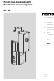 FESTO MPPES SERIES OPERATING INSTRUCTIONS MANUAL Pdf Download | ManualsLib