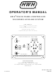HWH 325 SERIES OPERATOR'S MANUAL Pdf Download | ManualsLib