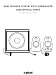 LOGITECH Z625 COMPLETE SETUP MANUAL Pdf Download | ManualsLib