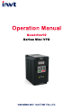 INVT GOODRIVE10 SERIES OPERATION MANUAL Pdf Download | ManualsLib