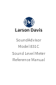 LARSON DAVIS SOUNDADVISOR 831C REFERENCE MANUAL Pdf Download | ManualsLib