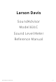 LARSON DAVIS SOUNDADVISOR 831C REFERENCE MANUAL Pdf Download | ManualsLib