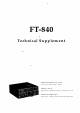 YAESU FT-840 SERVICE MANUAL Pdf Download | ManualsLib