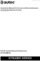 AUTEC DYNAMIC SERIES REMOTE CONTROL USER MANUAL | ManualsLib
