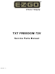TEXTRON EZGO TXT FREEDOM SERVICE & PARTS MANUAL Pdf Download | ManualsLib