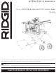 RIDGID R4550 OPERATOR'S MANUAL Pdf Download | ManualsLib