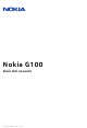 NOKIA G100 USER MANUAL Pdf Download | ManualsLib