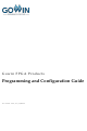 GOWIN GW1N SERIES PROGRAMMING AND CONFIGURAION MANUAL Pdf Download | ManualsLib
