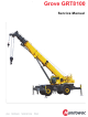 MANITOWOC GROVE GRT8100 OPERATOR'S MANUAL Pdf Download | ManualsLib