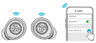 JLab Earbuds JBuds Air Manual | ManualsLib
