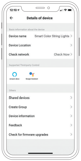 ATOMI Smart Color String Lights Manual | ManualsLib