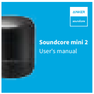 Anker Soundcore mini 2 Manual | ManualsLib