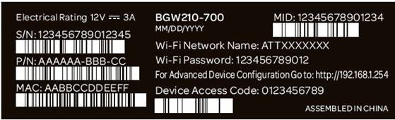 Arris BGW210-700 - VDSL2 Wireless Voice Gateway Manual | ManualsLib