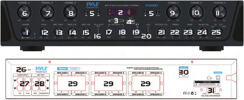 PYLE PTA66BT Manual | ManualsLib