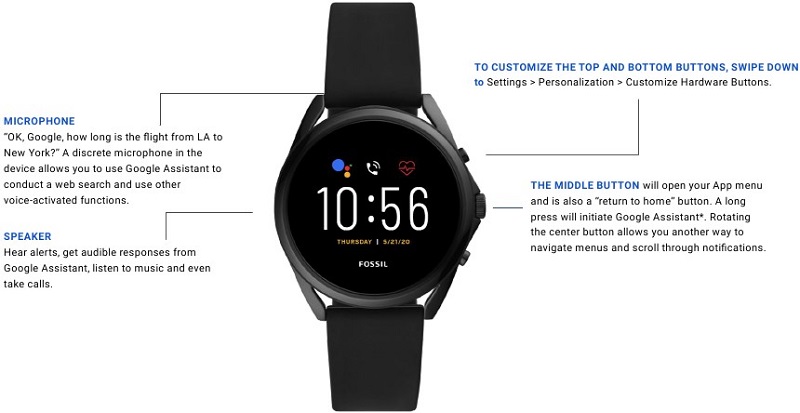 Fossil SmartWatch GEN 5 LTE Manual | ManualsLib
