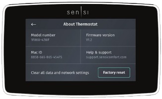 Sensi Touch Smart Thermostat 1F95U-42WF & ST75 Series Manual | ManualsLib