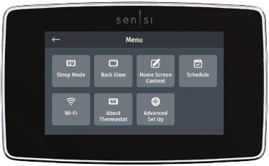 Sensi Touch Smart Thermostat 1F95U-42WF & ST75 Series Manual | ManualsLib