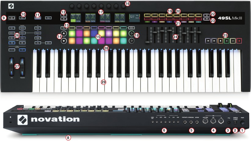 Novation SL MkIII 49SL, 61SL Manual | ManualsLib