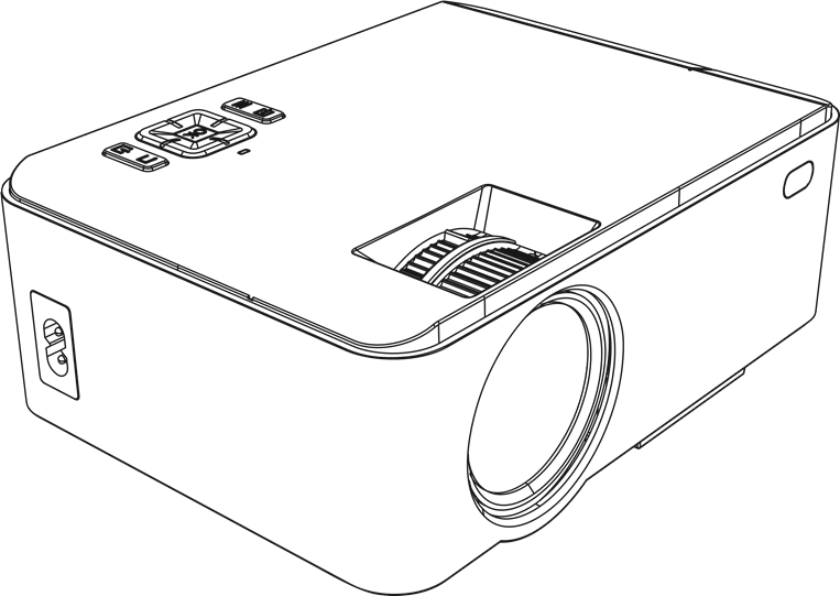DBPOWER Projector RD-820 Manual | ManualsLib