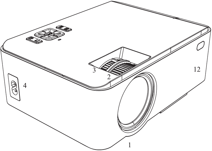 DBPOWER Projector RD-820 Manual | ManualsLib