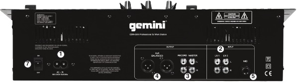 Gemini CDM-3200 Dual CD Mixing Console Manual | ManualsLib