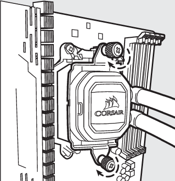 Corsair Hydro H150i PRO Quick Start Guide | ManualsLib
