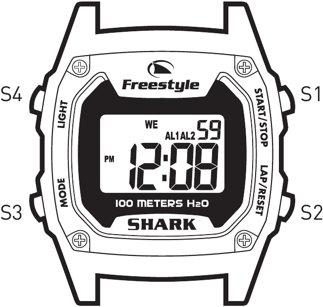 Freestyle Shark Mini Watch Manual | ManualsLib