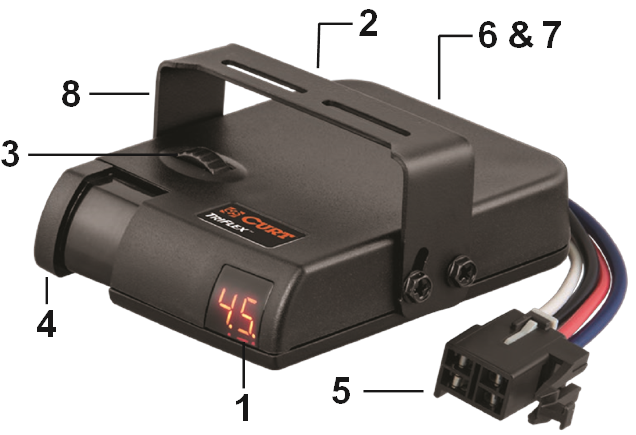 Curt Triflex Brake controller Manual | ManualsLib