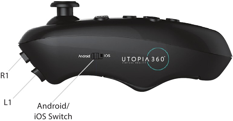 Utopia 360 VR Bluetooth Controller Manual | ManualsLib