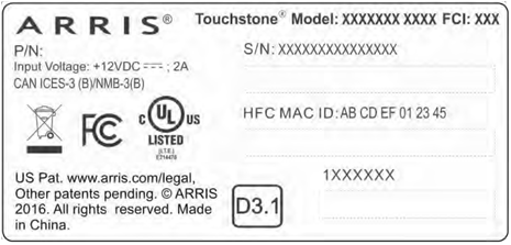 Arris Touchstone CM8200 Cable Modem Manual | ManualsLib