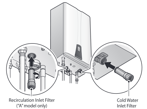 Navien NPE-180A, NPE-240A Condensing Water Heater Manual | ManualsLib