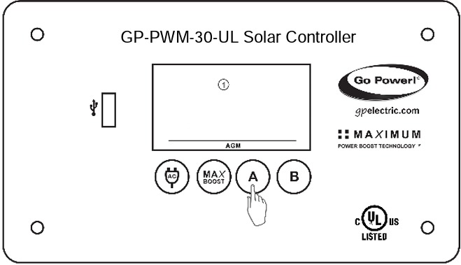 Go Power GP-PWM-30-UL Solar Controller Manual | ManualsLib