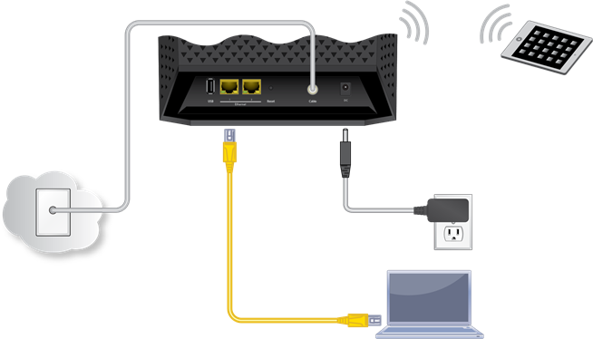 NETGEAR C6250 WiFi Cable Modem Router Quick Start Manual | ManualsLib