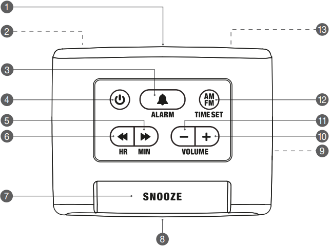 Capello CR15 Alarm Clock Manual | ManualsLib