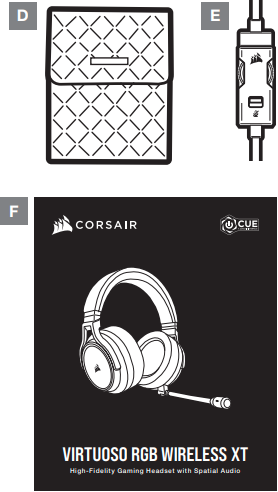 Corsair VIRTUOSO RGB WIRELESS XT - Gaming Headset Manual | ManualsLib