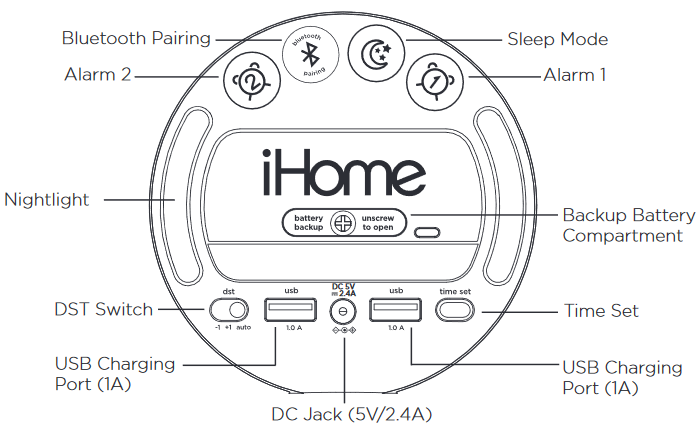 iHome POWERCLOCK iBT235 - Bluetooth Speaker Manual | ManualsLib