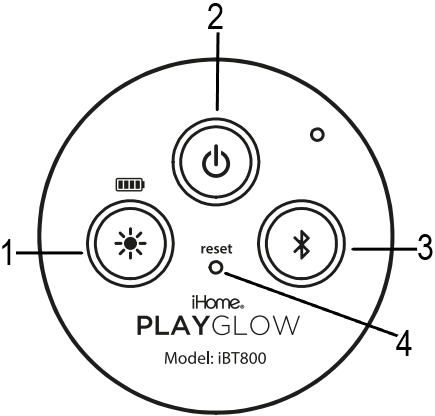 iHome PLAYGLOW MINI iBT800 - Waterproof Portable Speaker Manual ...